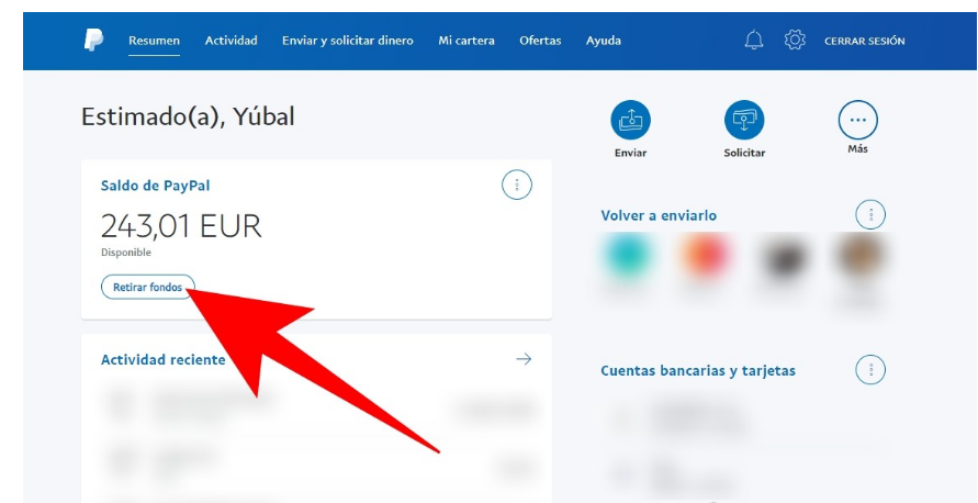 Aprende paso a paso a Pasar dinero de PayPal a mi cuenta